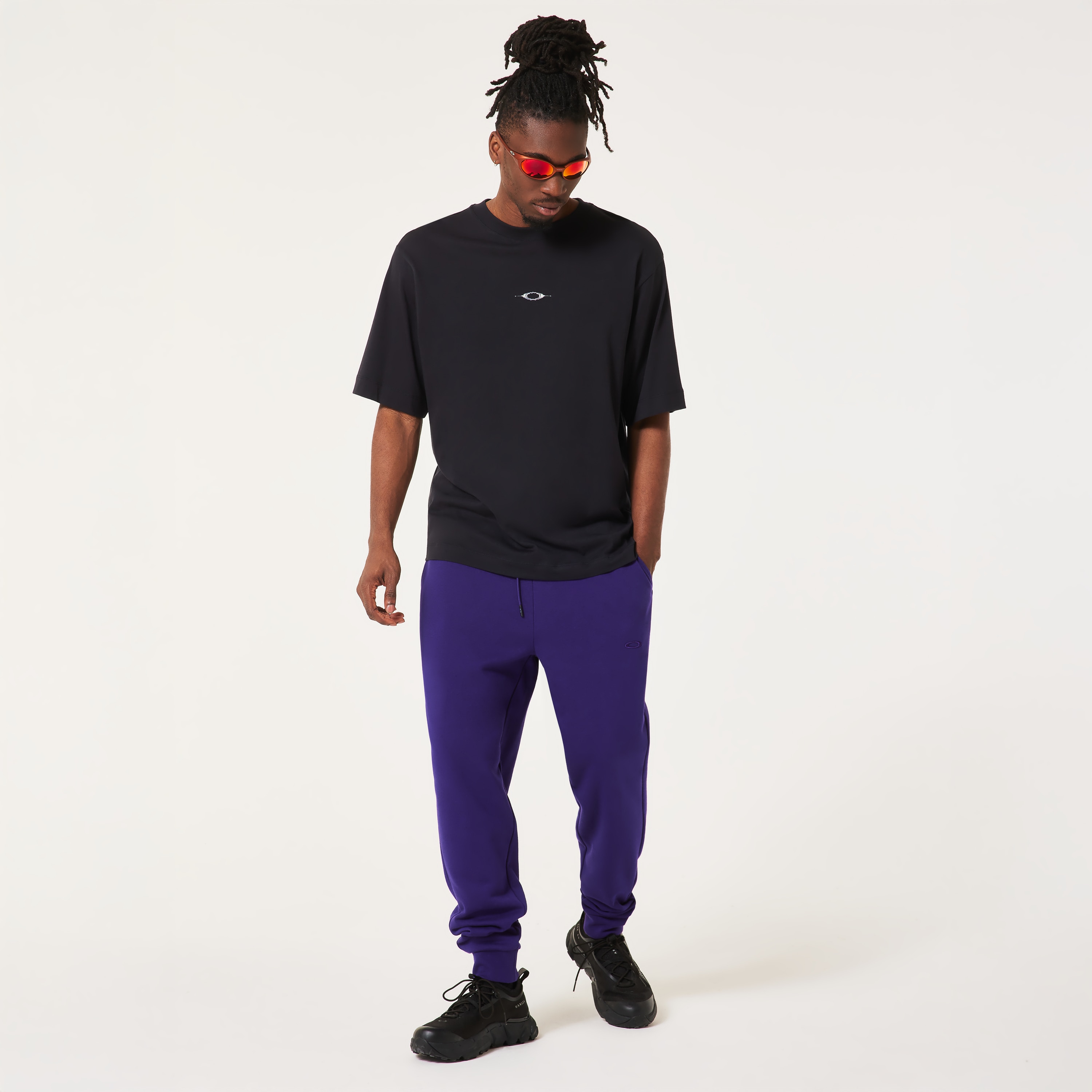 OAKLEY men's stacked metal tee
